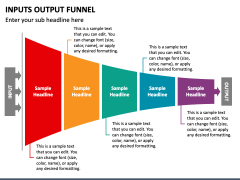Inputs Output Funnel PowerPoint and Google Slides Template - PPT Slides