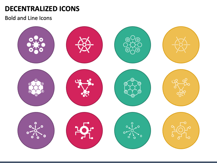 Decentralized Icons for PowerPoint and Google Slides - PPT Slides