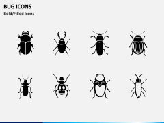 Bug Icons for PowerPoint and Google Slides - PPT Slides
