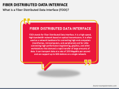 Fiber Distributed Data Interface PowerPoint and Google Slides Template - PPT Slides