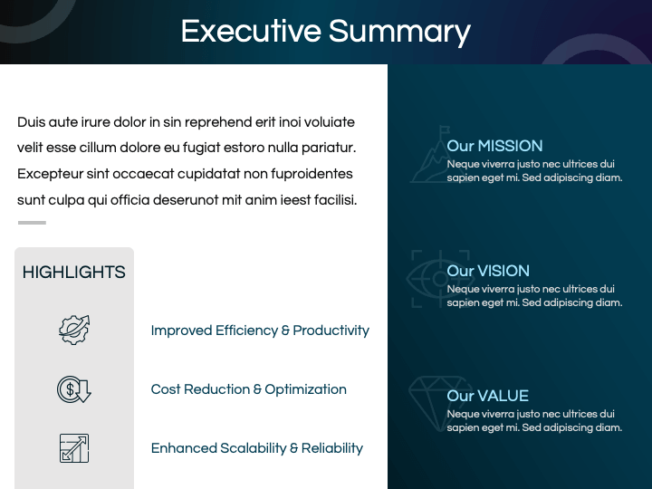IT Automation Business Plan PowerPoint and Google Slides Template - PPT ...