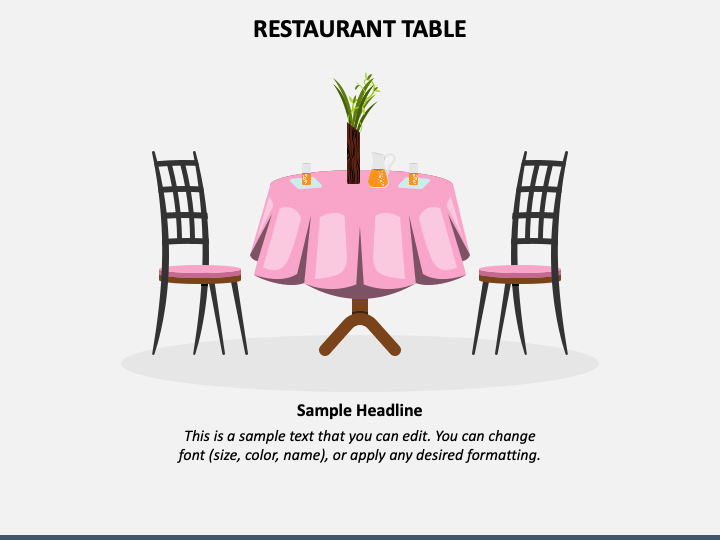 Restaurant Table for PowerPoint and Google Slides - PPT Slides