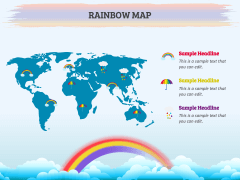 Free Rainbow Presentation Theme for PowerPoint and Google Slides