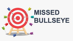 Missed Bullseye PowerPoint and Google Slides Template - PPT Slides