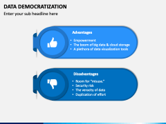 Data Democratization PowerPoint and Google Slides Template - PPT Slides