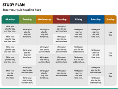 Study Plan PowerPoint and Google Slides Template - PPT Slides