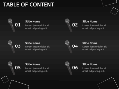 Free - Singer Portfolio PowerPoint Template and Google Slides Theme