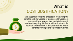 Cost Justification PowerPoint and Google Slides Template - PPT Slides