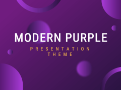 Modern Purple Presentation Theme for PowerPoint and Google Slides - PPT ...