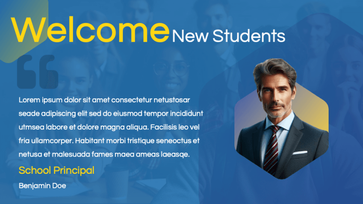 Free - New Student Orientation Theme for PowerPoint and Google Slides