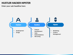 Hustler Hacker Hipster PowerPoint and Google Slides Template - PPT Slides