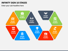 Infinity Sign - 10 Stages for PowerPoint and Google Slides - PPT Slides