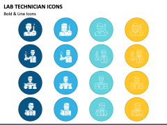 Lab Technician Icons for PowerPoint and Google Slides - PPT Slides