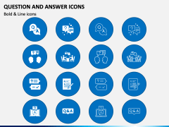 Question And Answer Icons for PowerPoint and Google Slides - PPT Slides