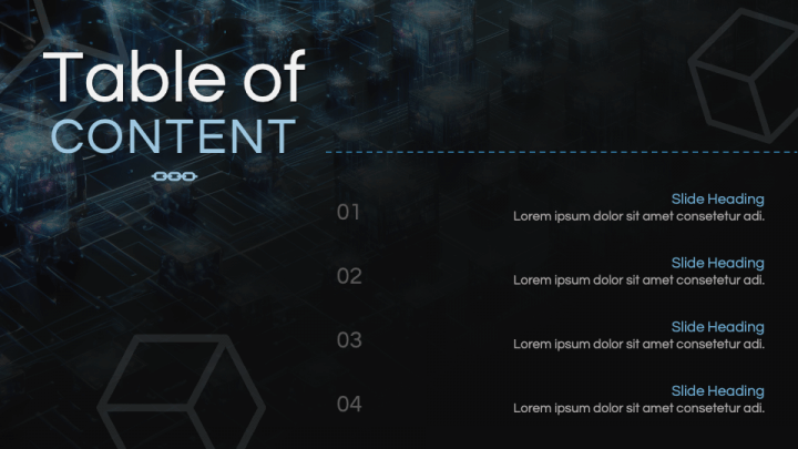 Blockchain Technology Theme for PowerPoint and Google Slides - PPT Slides