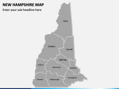 New Hampshire Map for PowerPoint and Google Slides - PPT Slides