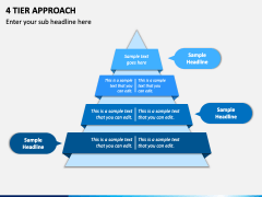 4 Tier Approach PowerPoint Presentation Slides - PPT Template