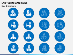Lab Technician Icons for PowerPoint and Google Slides - PPT Slides