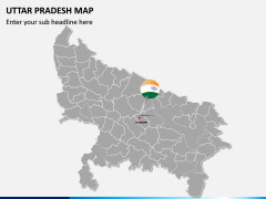 Uttar Pradesh (UP) Map for PowerPoint and Google Slides - PPT Slides
