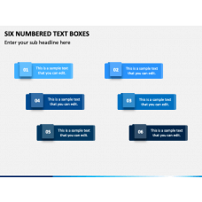 Six Text Boxes PowerPoint Template - PPT Slides