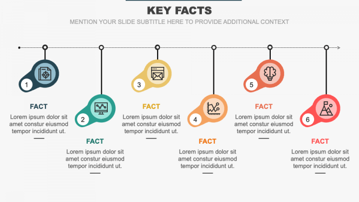 Key Facts PowerPoint and Google Slides Template - PPT Slides