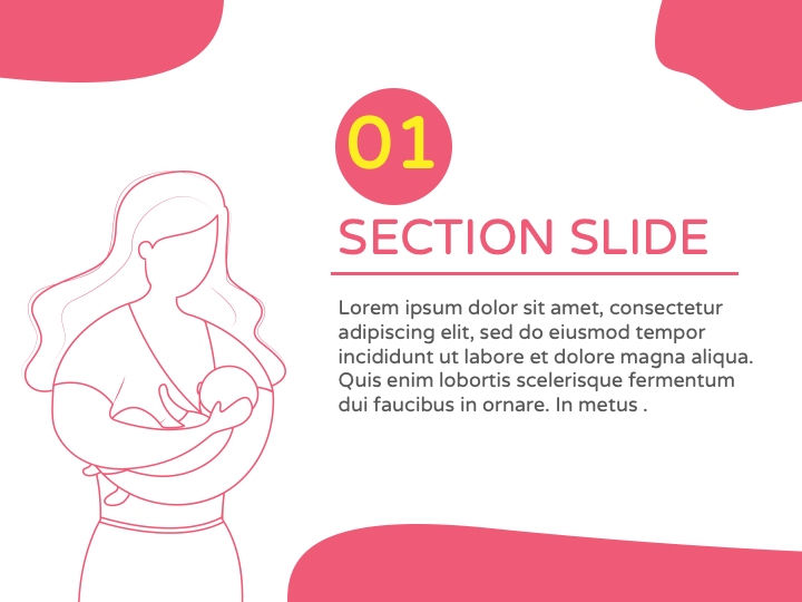 Free - World Breastfeeding Week PowerPoint Template and Google Slides Theme