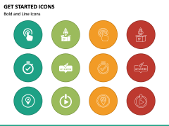 Get Started Icons for PowerPoint and Google Slides - PPT Slides