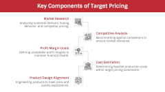 Target Pricing PowerPoint and Google Slides Template - PPT Slides