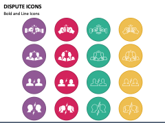 Dispute Icons for PowerPoint and Google Slides - PPT Slides