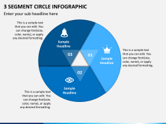 3 Segment Circle infographic PowerPoint Template - PPT Slides