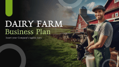 Dairy Farm Business Plan PowerPoint and Google Slides Template - PPT Slides