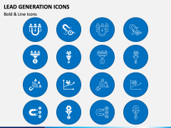 Lead Generation Icons for PowerPoint and Google Slides - PPT Slides