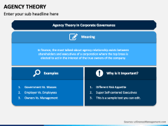 Agency Theory PowerPoint and Google Slides Template - PPT Slides