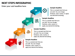 Free Next Steps Infographic for PowerPoint and Google Slides - PPT Slides