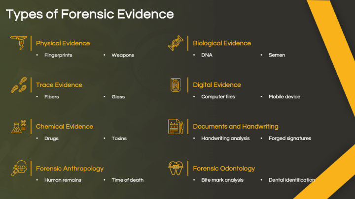 Forensic Science PowerPoint and Google Slides Template - PPT Slides