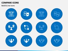 Compare Icons for PowerPoint and Google Slides - PPT Slides