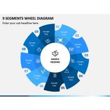 9 Stage Process PPT Slide