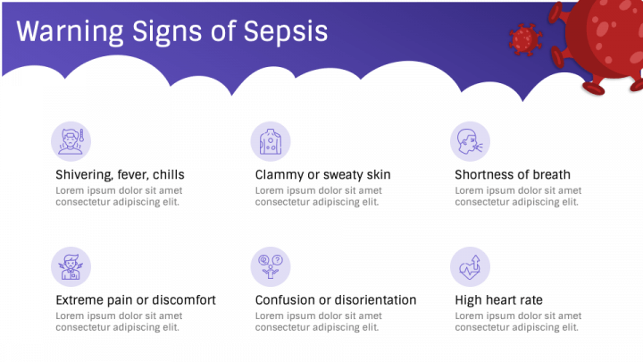 Sepsis PowerPoint and Google Slides Template - PPT Slides