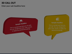 3D Call Out for PowerPoint and Google Slides - PPT Slides