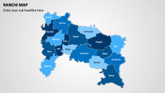 Ranchi Map for PowerPoint and Google Slides - PPT Slides