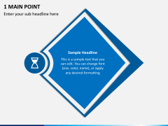 1 Main Point PowerPoint Template - PPT Slides