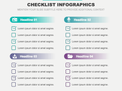 Checklist Infographics for PowerPoint and Google Slides