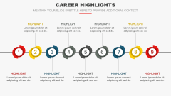Career Highlights PowerPoint and Google Slides Template - PPT Slides