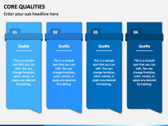 Core Qualities PowerPoint and Google Slides Template - PPT Slides