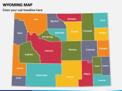 Wyoming Map for PowerPoint and Google Slides - PPT Slides