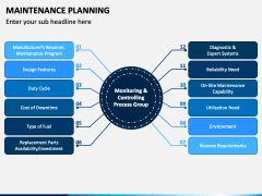 Maintenance Planning PowerPoint and Google Slides Template - PPT Slides