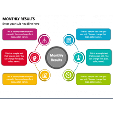 Monthly Status Report PowerPoint Template - PPT Slides