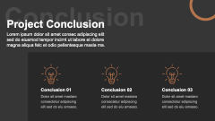 Project Conclusion PowerPoint and Google Slides Template - PPT Slides