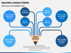 Multiple Choice Points PowerPoint Template and Google Slides Theme