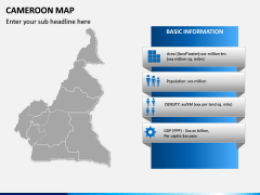Cameroon Map for PowerPoint and Google Slides - PPT Slides